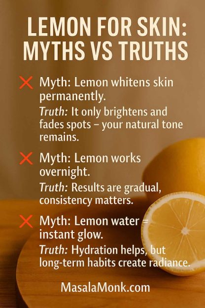 Lemon for Skin Benefits: Remedies & 5 Recipes for Glowing Skin