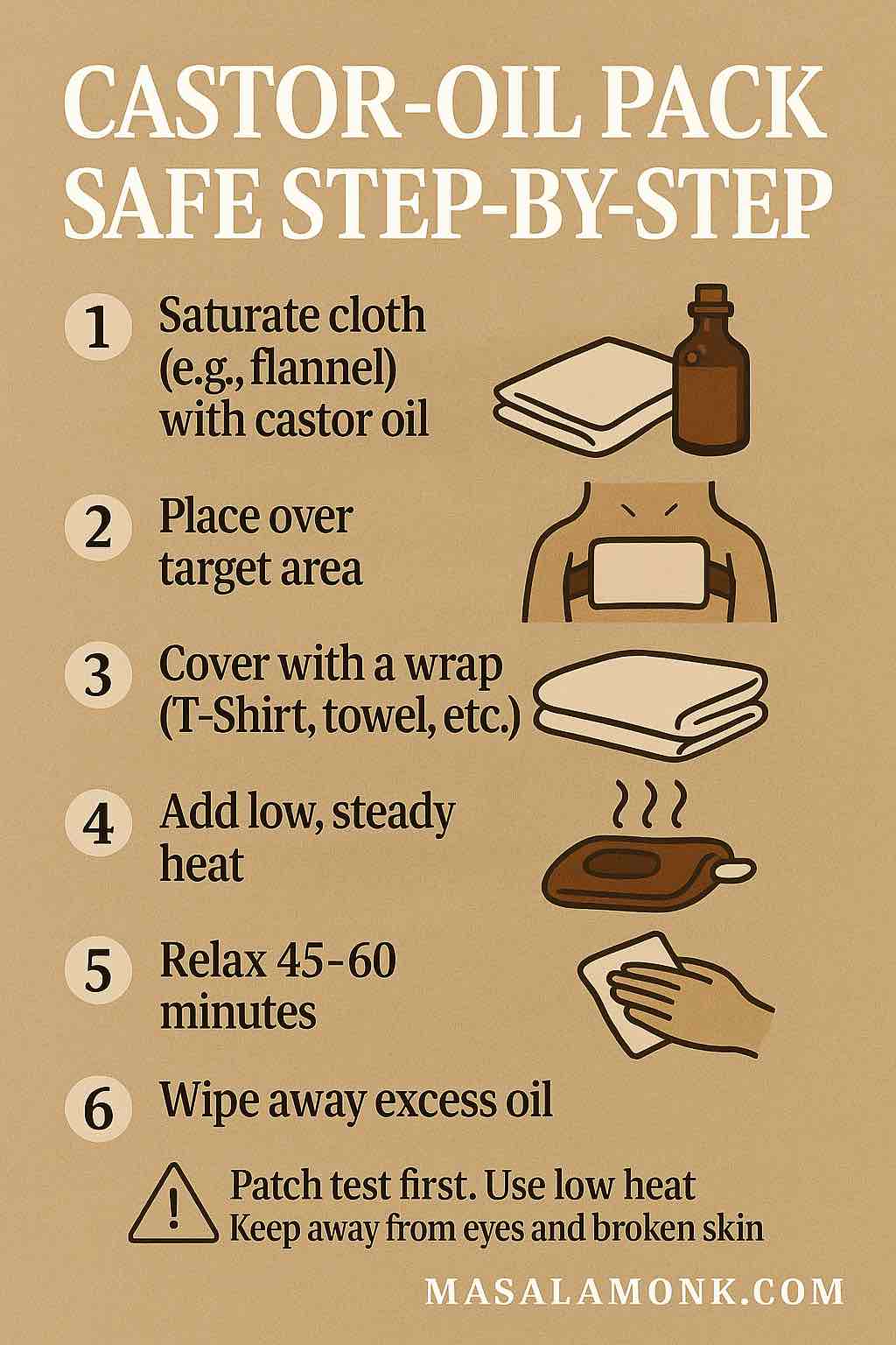Uses for Castor Oil: Evidence-Aware Guide to Packs, Hair & Skin