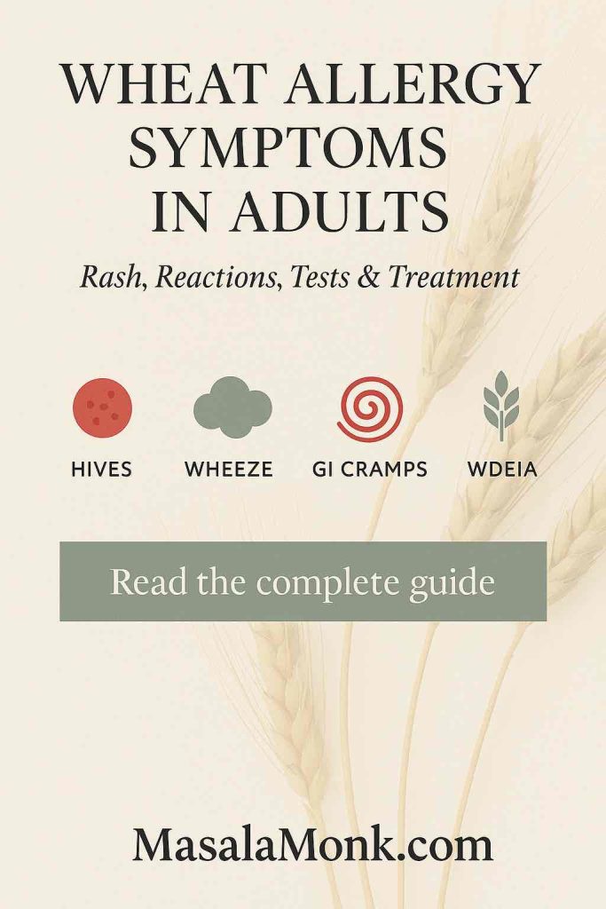 Wheat Allergy: Symptoms, Causes, and Treatment - Masala Monk