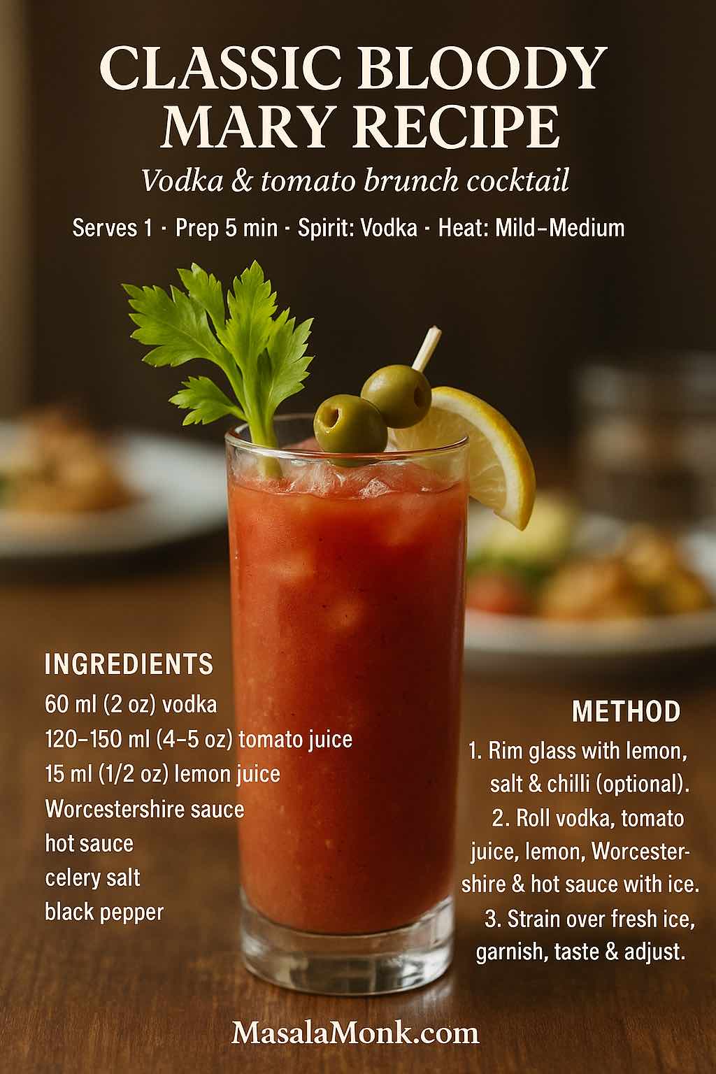 Simple Bloody Mary Recipe – Classic, Bloody Maria, Virgin & More ...