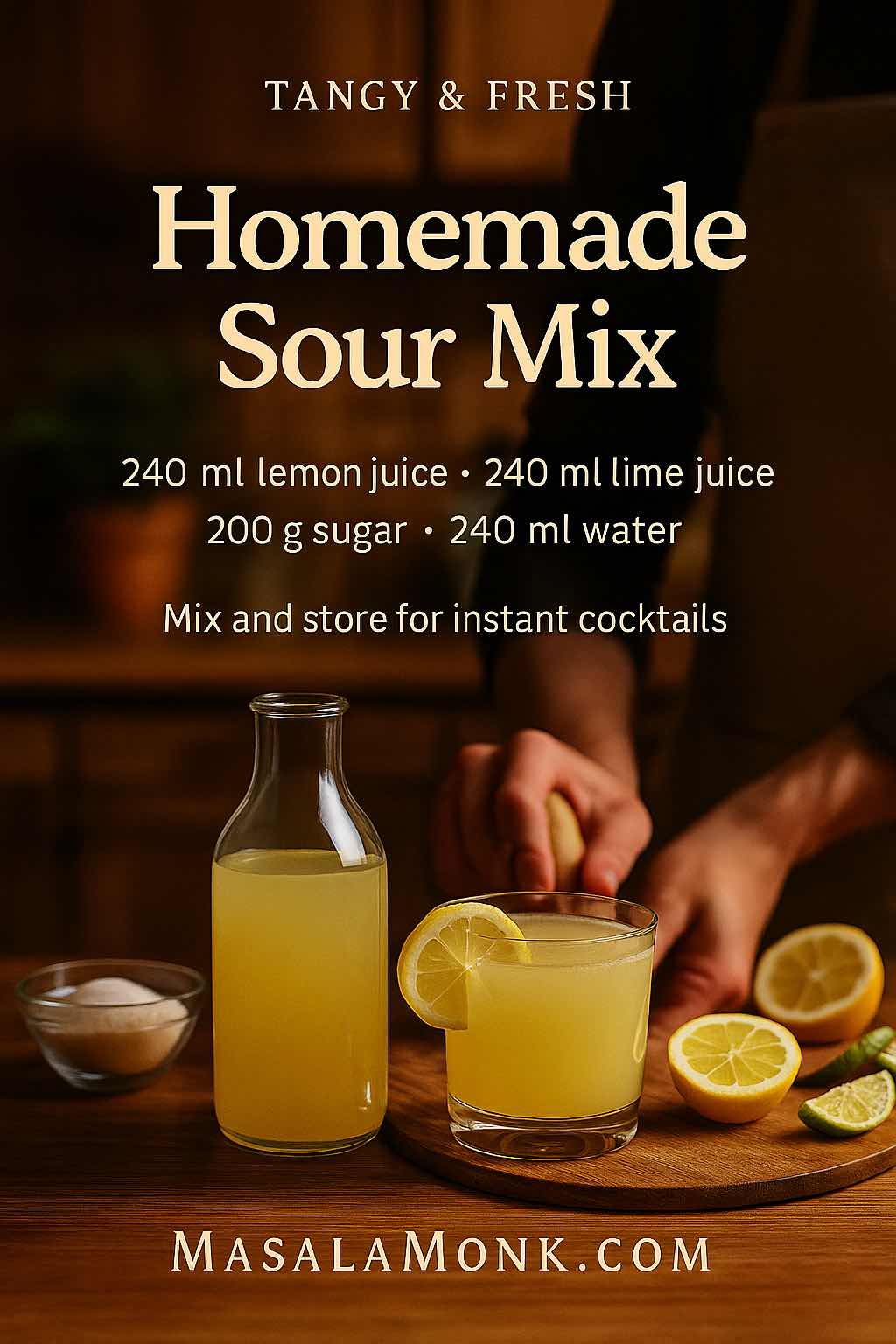 Whiskey Sour Recipe: Classic Cocktail, Ratios & Best Whiskey | Masala Monk