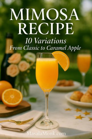 Mimosa Recipe: 10 Easy Versions from Classic to Caramel Apple - Masala Monk