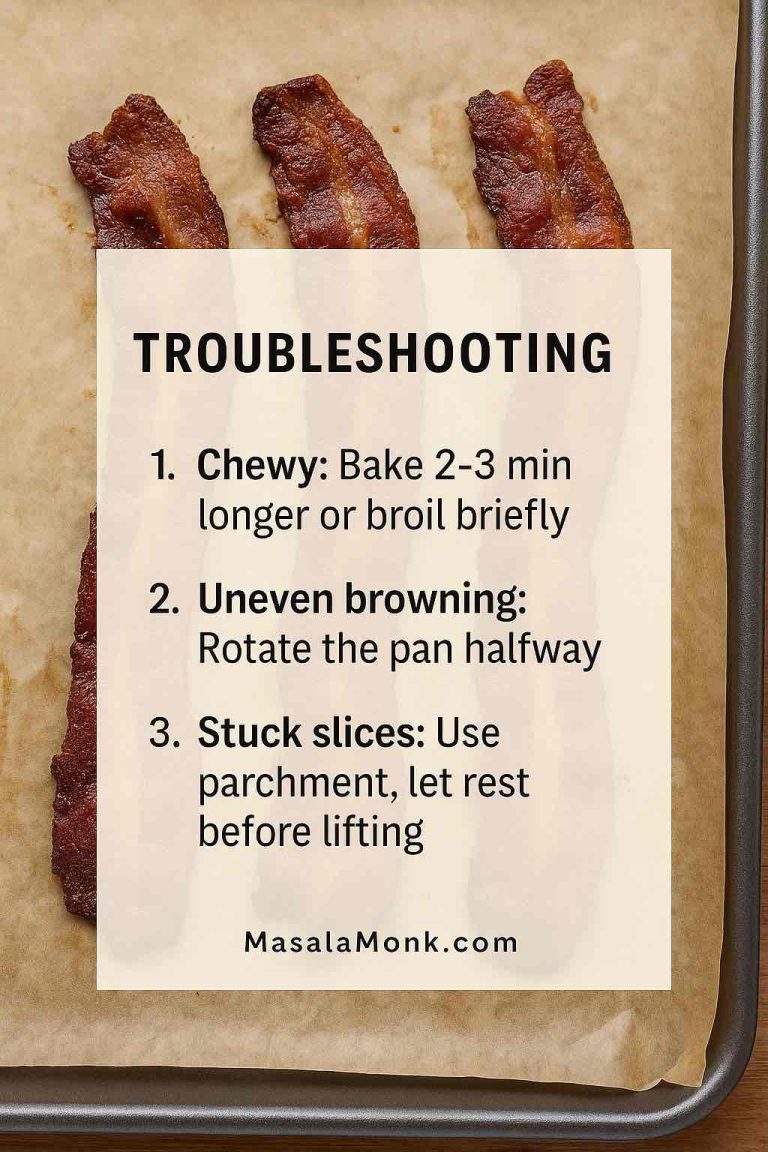 How to Cook Bacon in the Oven (Crispy, No-Mess, Fast) | Masala Monk
