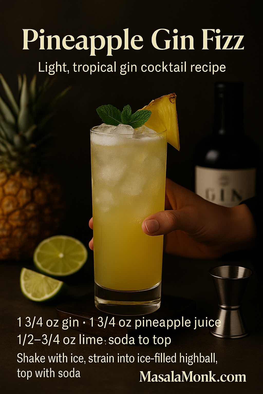 Gin Cocktail Recipe: 10 ideas with egg white, pineapple & lychee ...