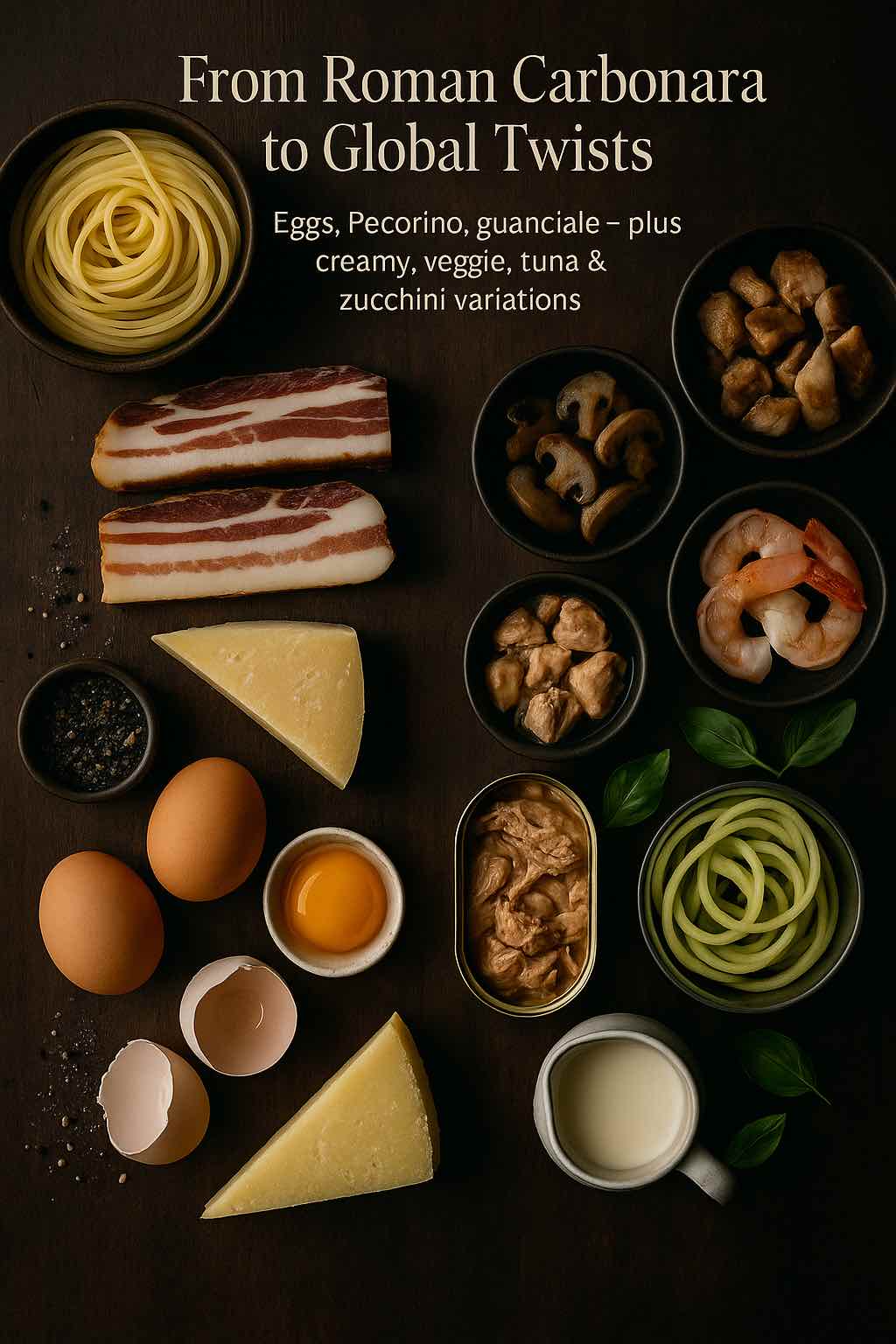 Carbonara Recipe: Classic Italian + Easy Variations of Pasta | Masala Monk