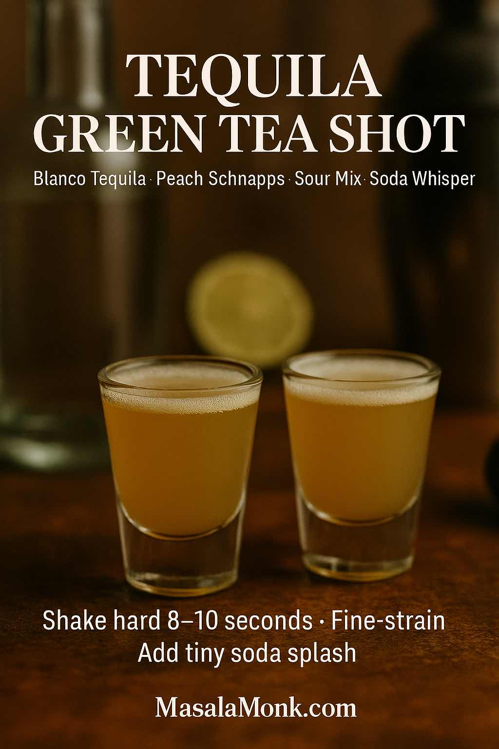 Green Tea Shot with Jameson: Recipe & 10 Variations | Masala Monk