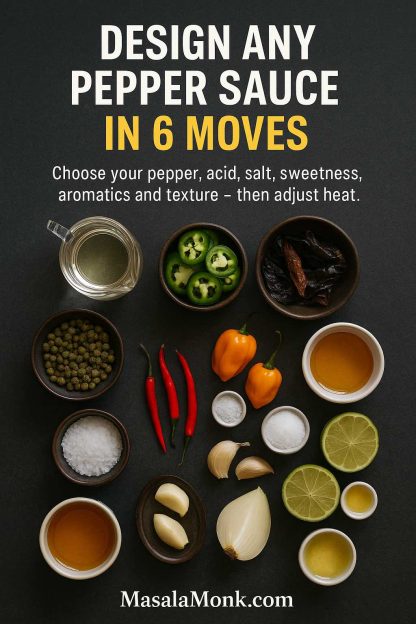 Pepper Sauce Recipe | Ultimate Guide: 30+ Hot & Chili Sauces | Masala Monk