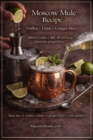 Moscow Mule Recipe: Master Ratio + 10 Easy Variations | Masala Monk