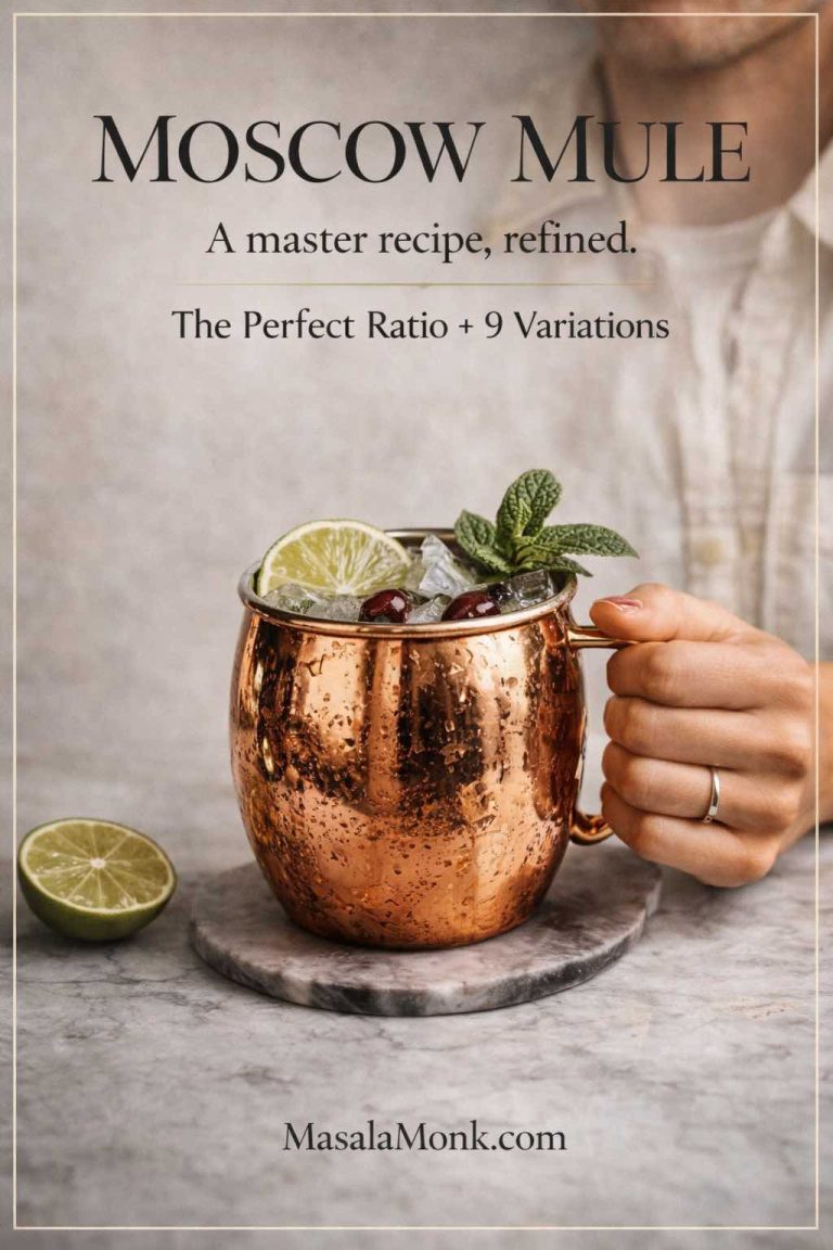 Moscow Mule Recipe: Master Ratio + 10 Easy Variations | Masala Monk