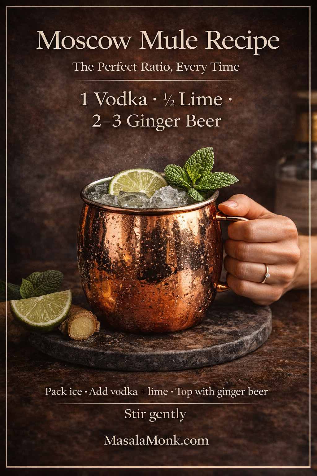 Moscow Mule Recipe: Master Ratio + 10 Easy Variations | Masala Monk