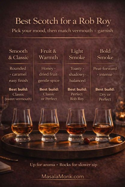 Rob Roy Recipe (Classic Cocktail Drink + Perfect + Dry + Sweet ...