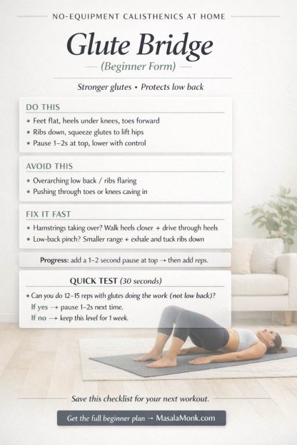 No Equipment Calisthenics at Home: Beginner Workout & Plan