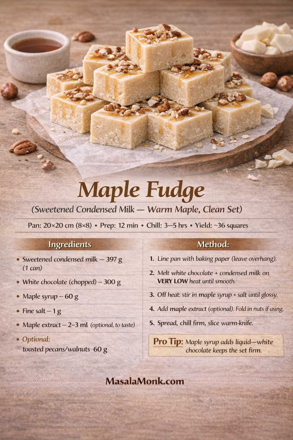 Sweetened Condensed Milk Fudge: 10 Easy Recipes - Masala Monk