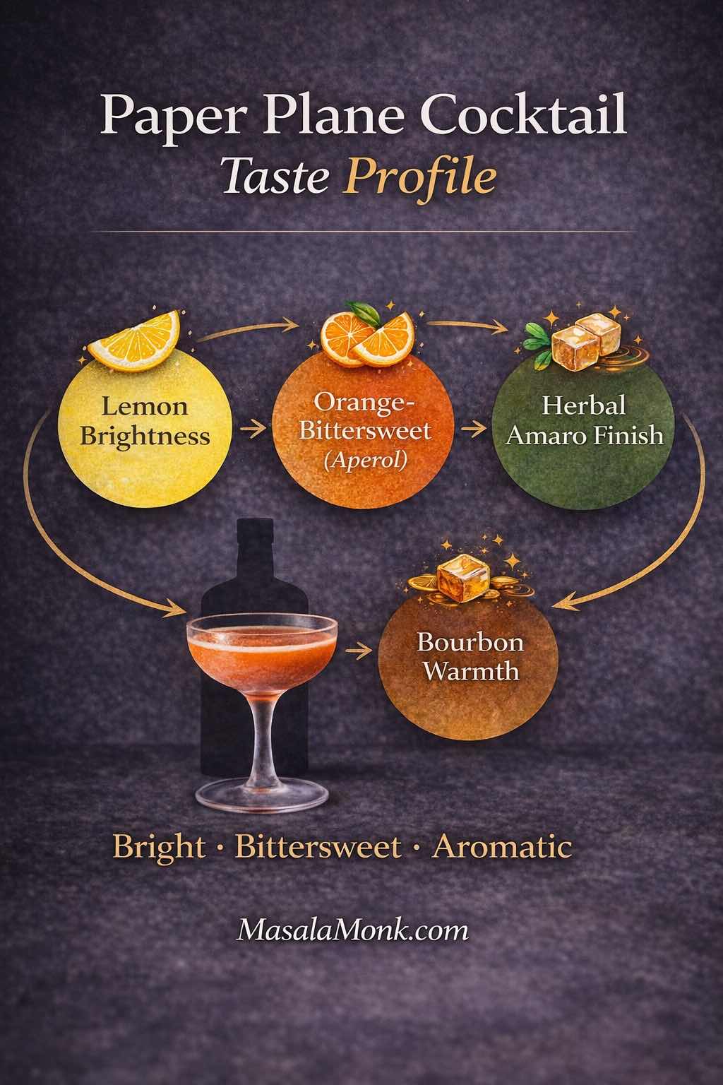 Paper Plane Cocktail Recipe + Best Amaro Substitutes & Tips | Masala Monk