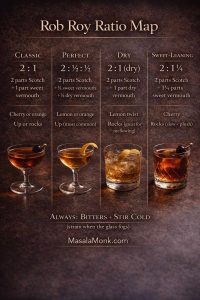 Rob Roy Recipe (Classic Cocktail Drink + Perfect + Dry + Sweet ...