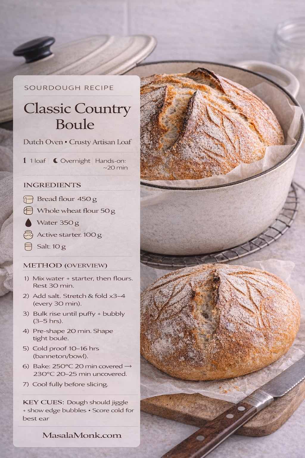 Sourdough Recipe: 10 Easy Bread Bakes (Loaves, Rolls & Bagels) - Masala ...