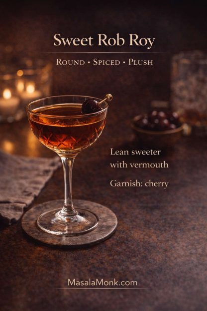 Rob Roy Recipe (Classic Cocktail Drink + Perfect + Dry + Sweet ...
