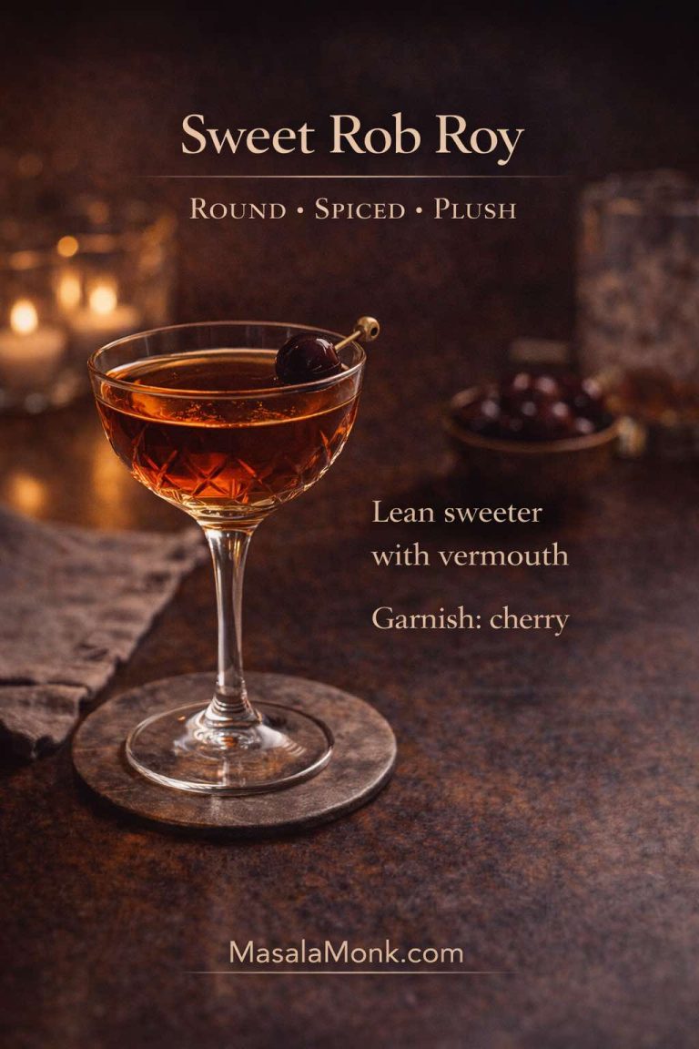 Rob Roy Recipe (Classic Cocktail Drink + Perfect + Dry + Sweet ...