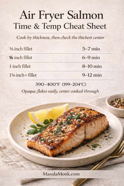 Air Fryer Salmon Recipe (Time, Temp, and Tips for Perfect Fillets ...