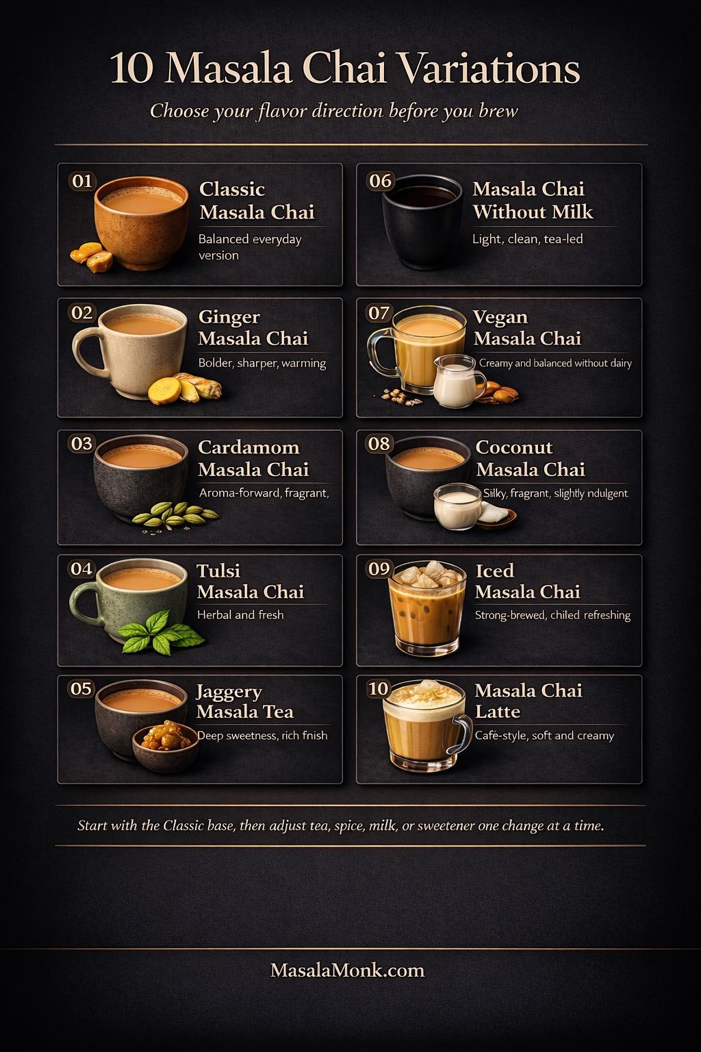Masala Chai Masterclass: 10 Easy Recipes, Spices, Ratios, & More ...