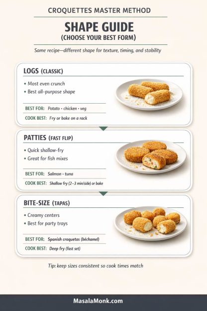 Croquettes Recipe: Master Method + 10 Variations (Baked or Fried ...