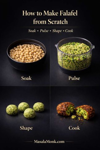 Falafel Recipe: Crispy Homemade, Air Fryer, Baked Guide | Masala Monk