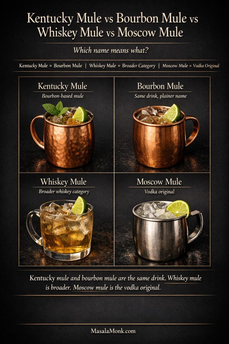 Kentucky Mule Recipe (Bourbon Mule) + Best Ratio for Cocktail | Masala Monk